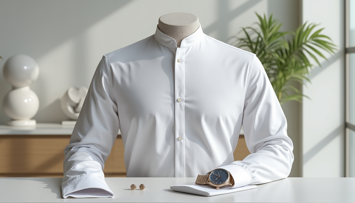 Chemise col Mao blanche : le guide stylé pour l’adopter 👔